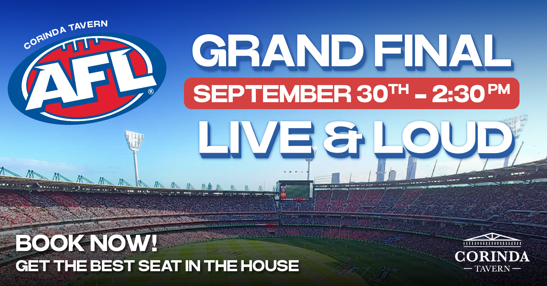 AFL Grand Final - Corinda Tavern - Brisbane Pub & Function Venue